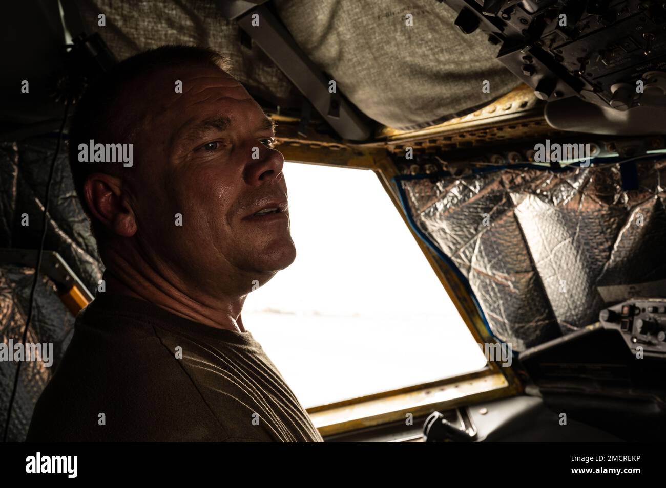 U.S. Air Force Col. Randy D. Schwinler, Commander 379th Expeditionary ...