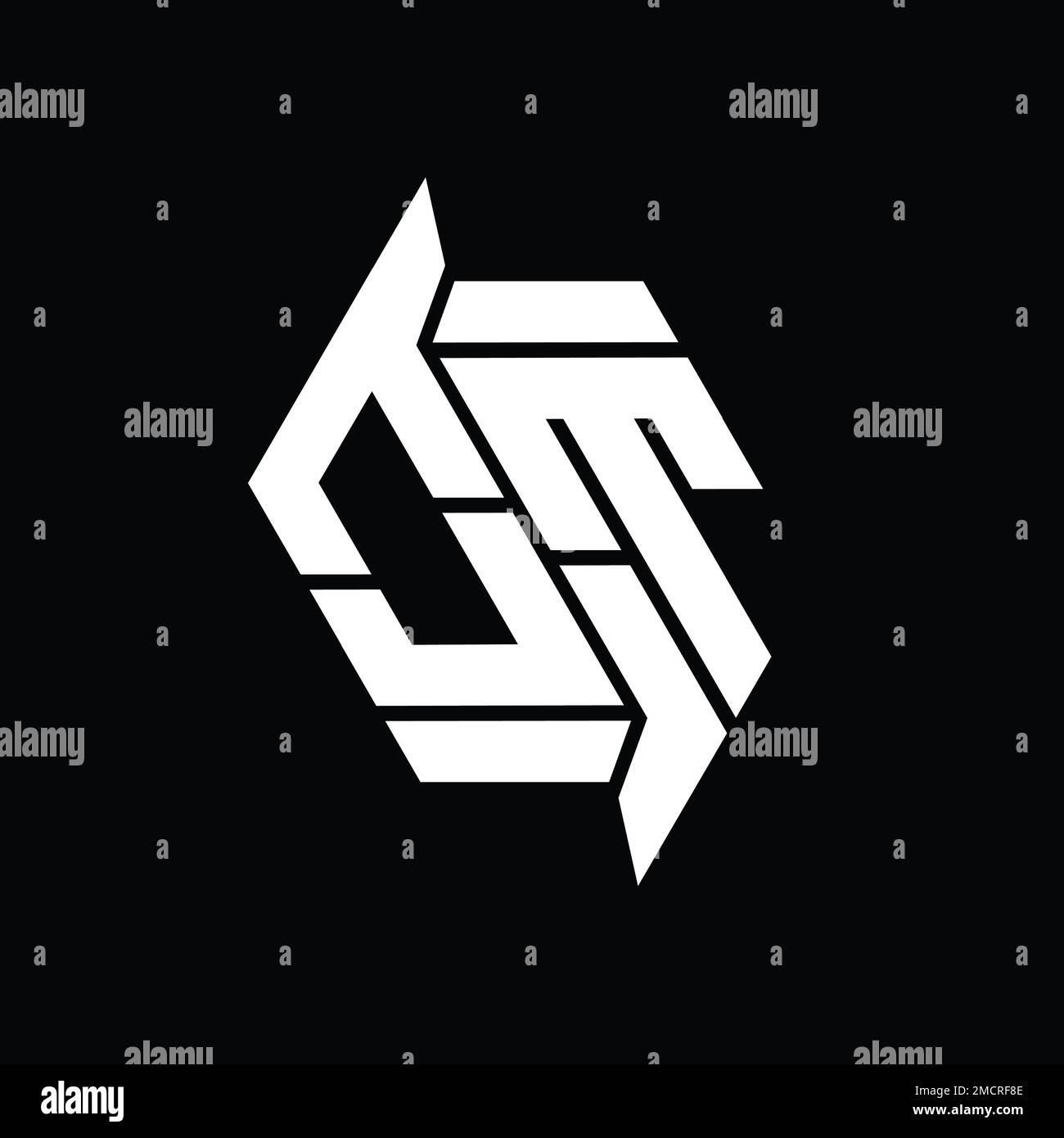 OT Logo monogram hexagon modern abstract shape vector images design template Stock Photo - Alamy