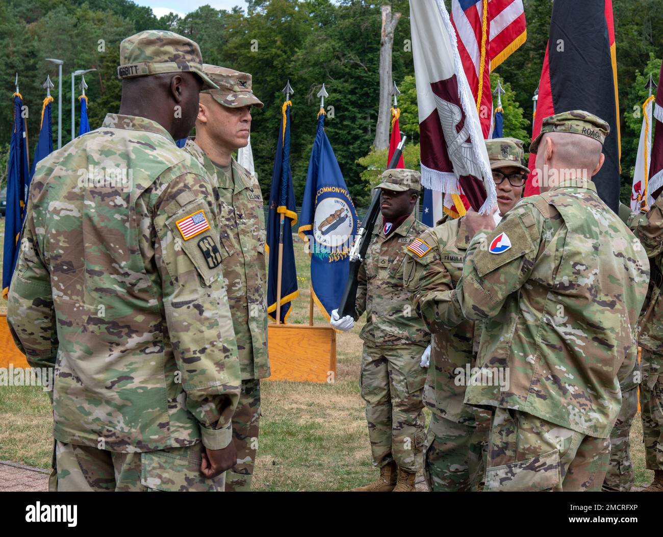 U.S. Army Sgt. Maj. Francis V. Famularcano, outgoing Senior Enlisted ...
