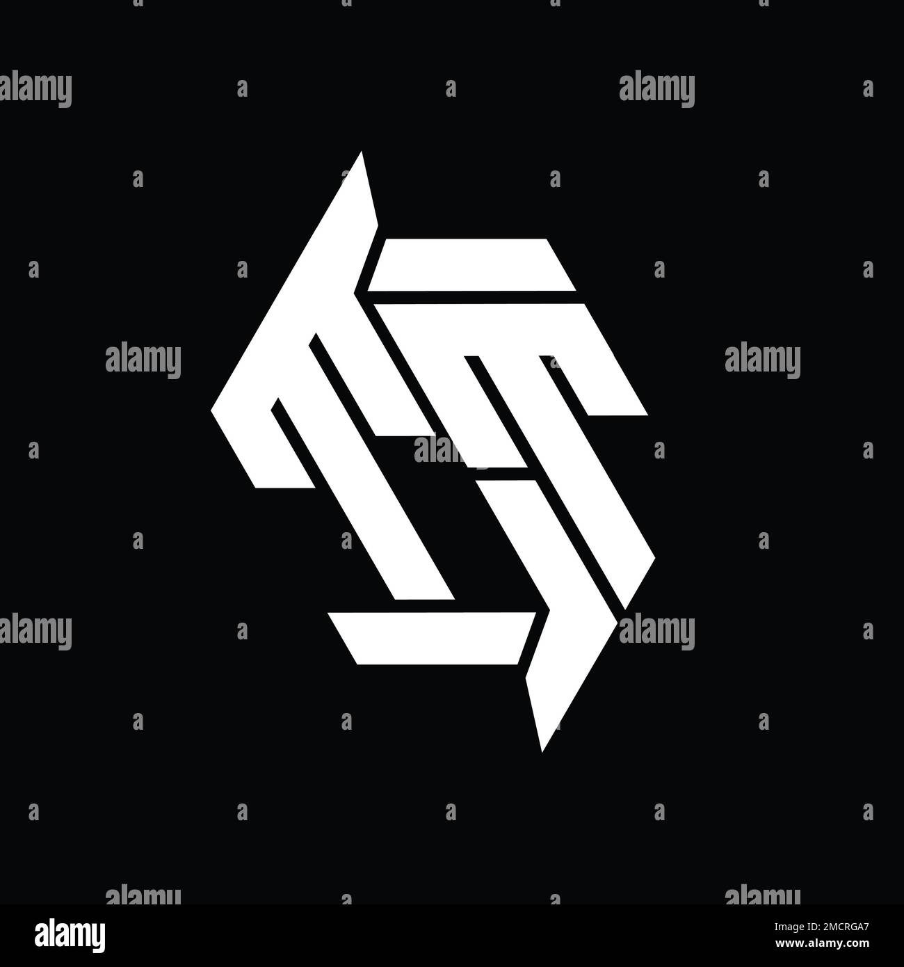 TT Logo monogram hexagon modern abstract shape vector images design ...