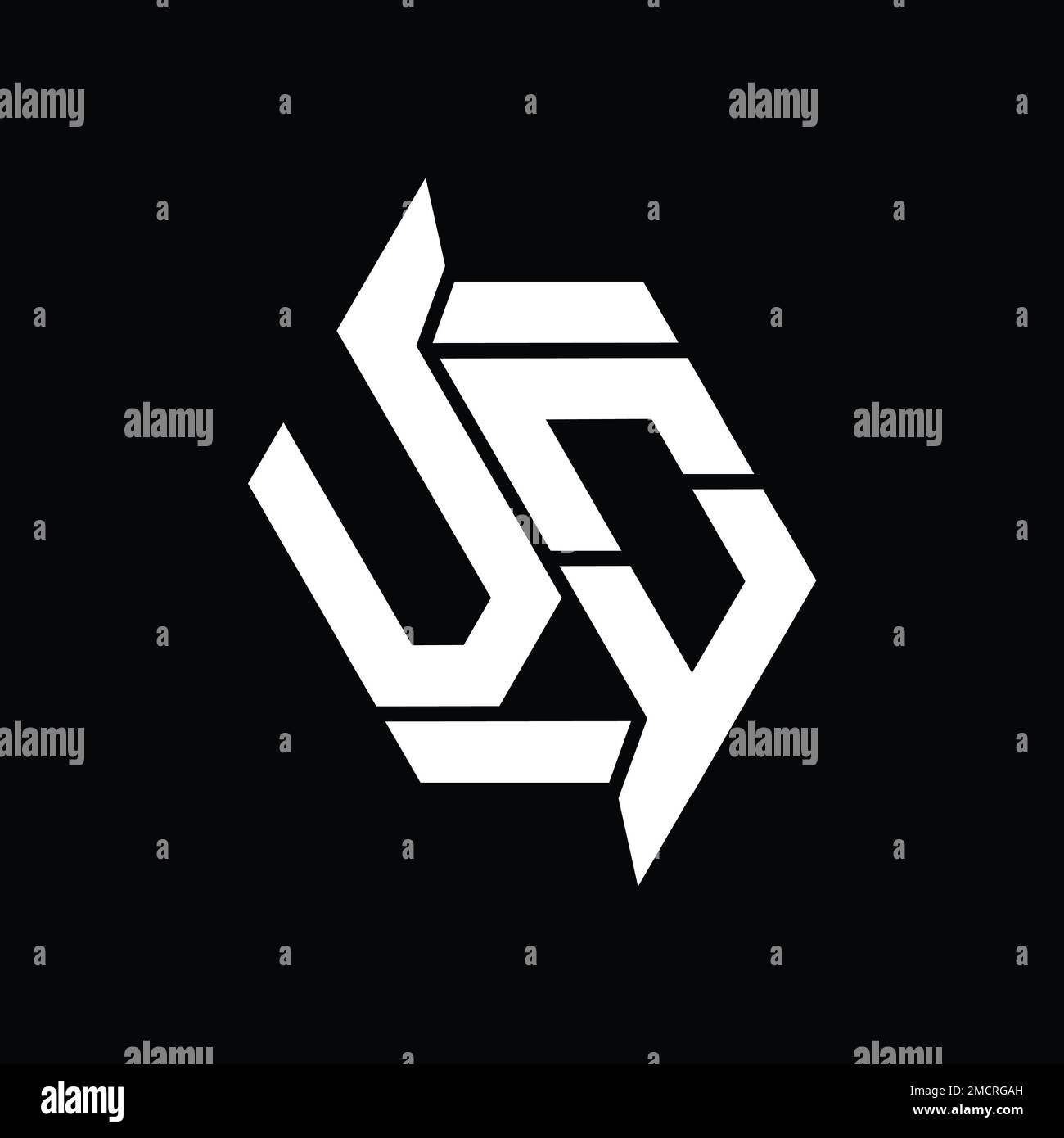 VO Logo monogram hexagon modern abstract shape vector images design template Stock Photo - Alamy