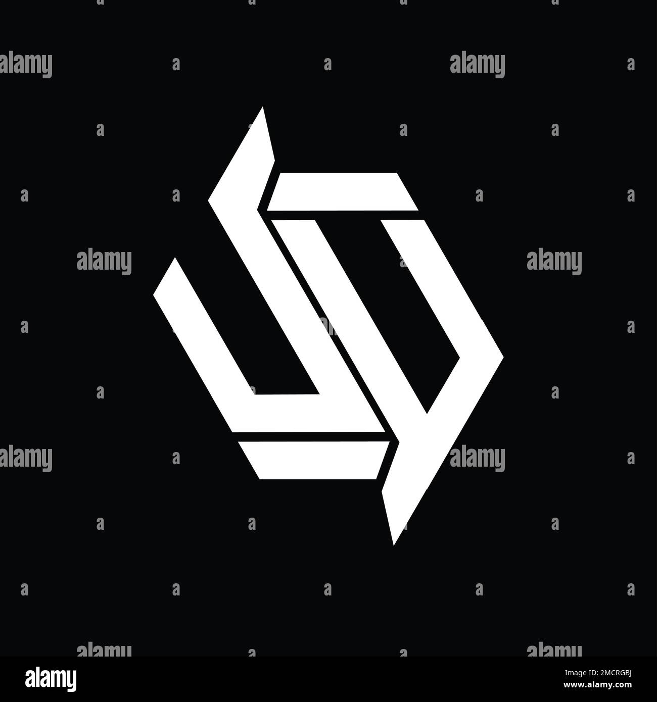 UU Logo monogram hexagon modern abstract shape vector images design ...