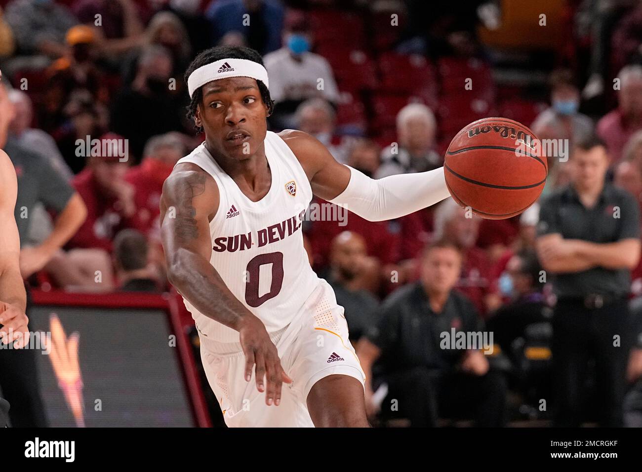 Arizona State guard DJ Horne (0) during the first half of an NCAA ...