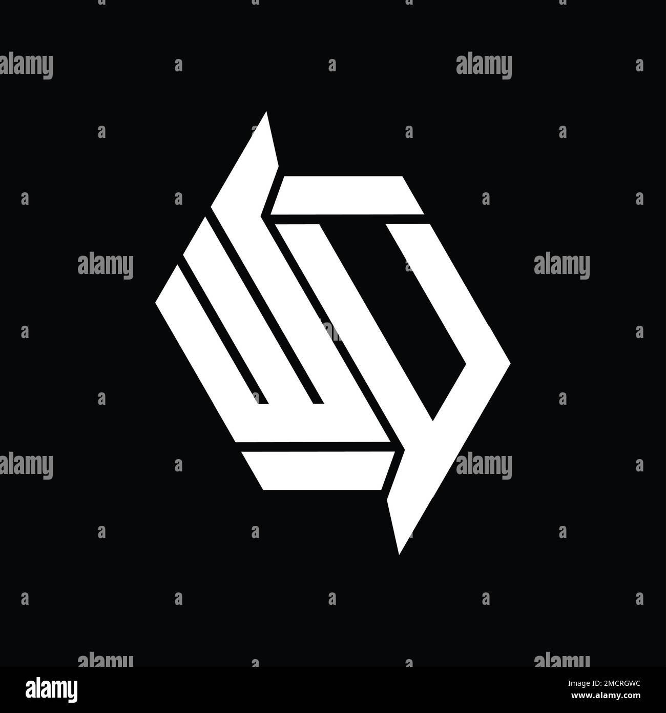 WU Logo monogram hexagon modern abstract shape vector images design ... WU Logo monogram hexagon modern abstract shape vector images design ...