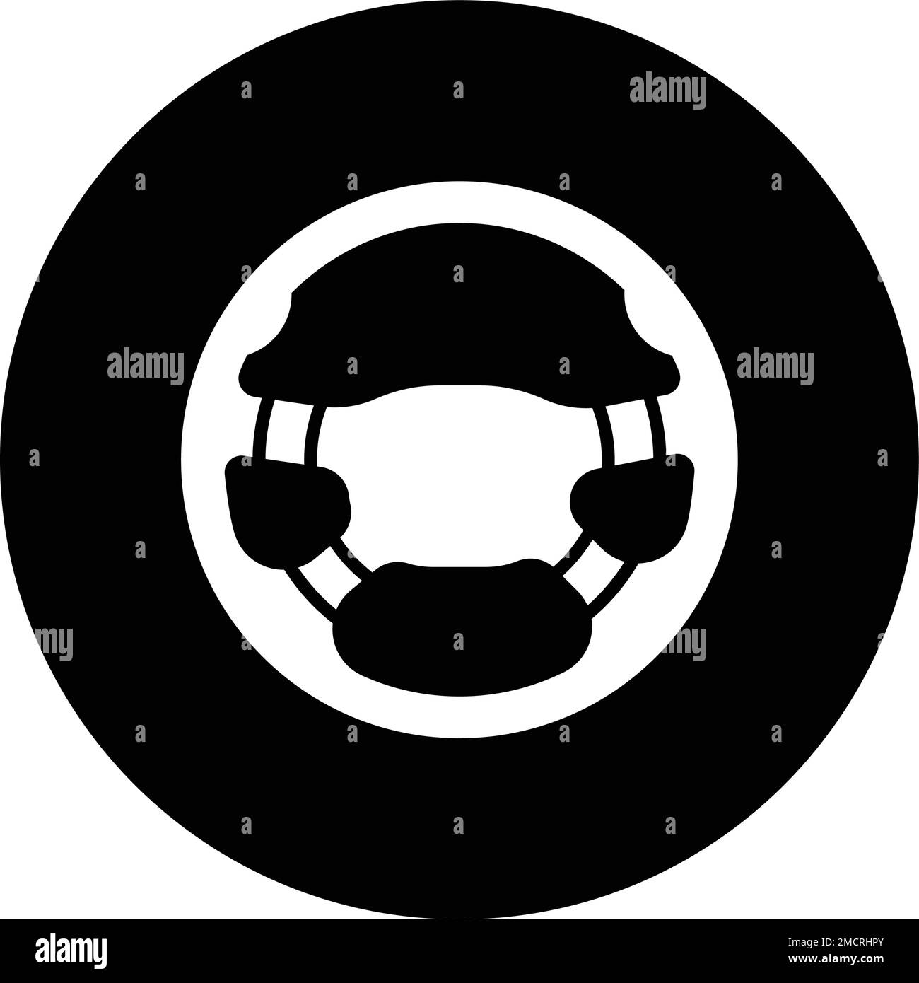 Turn steering wheel Stock Vector Images - Alamy