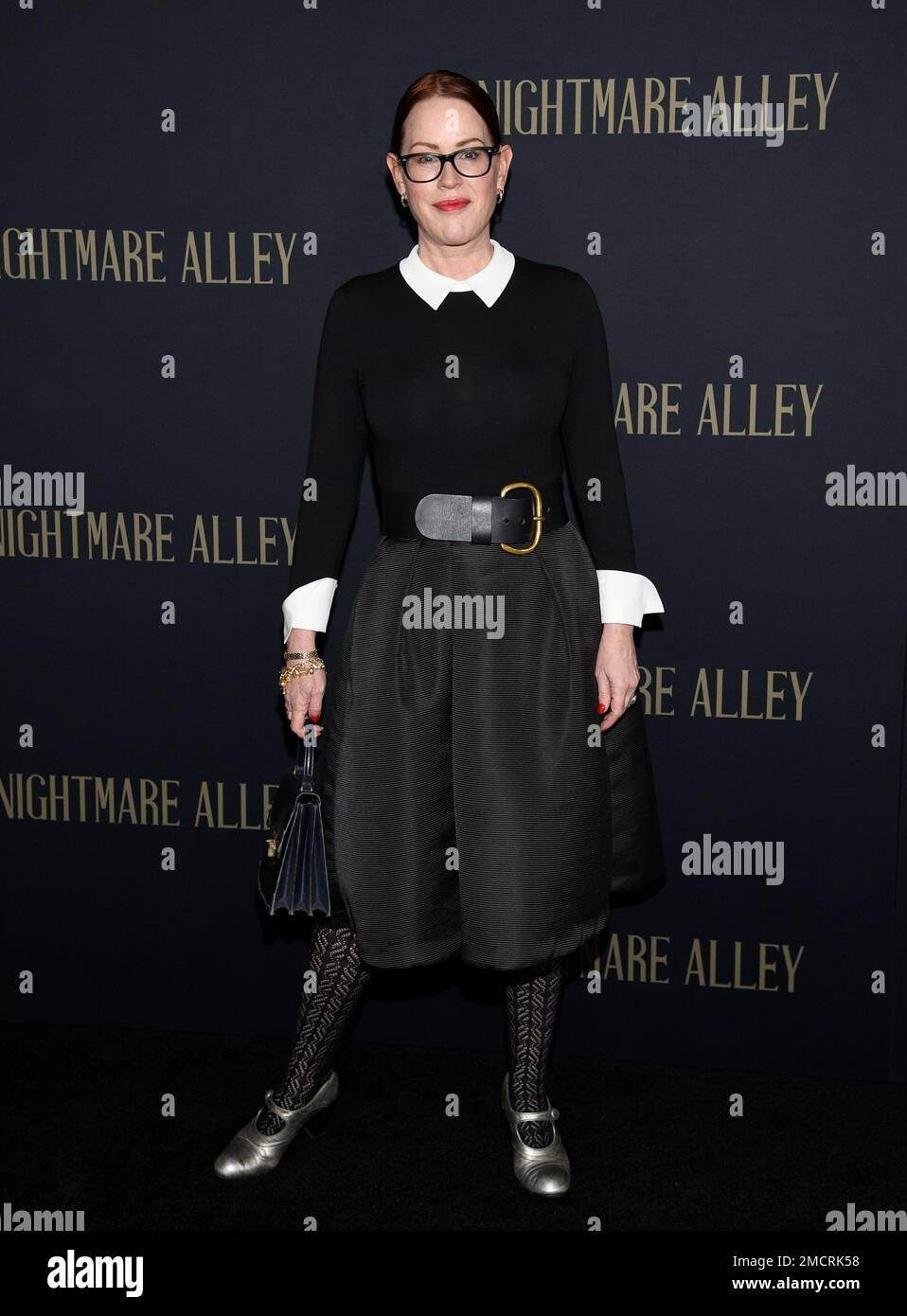 Molly Ringwald attends the premiere of "Nightmare Alley" at Alice Tully ...