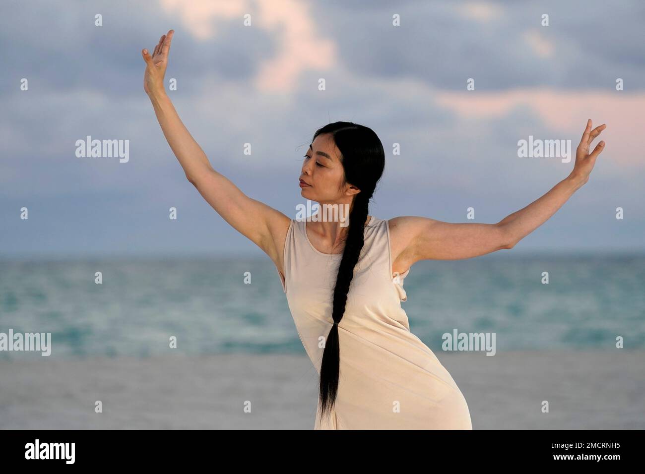 Dancer and choreographer Su Wen-Chi, of Taiwan, performs a dance titled ...
