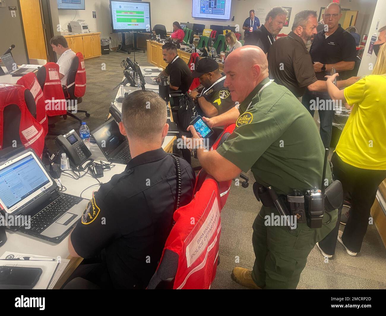 Supervisory BP Agent Shane Smith meets with Birmingham Supervisory BP ...