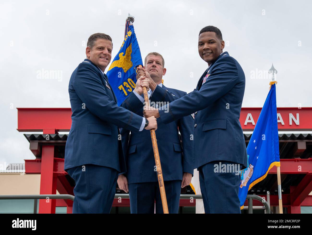 Lt. Col. Blake Johnson, 730th Air Mobility Squadron incoming commander ...