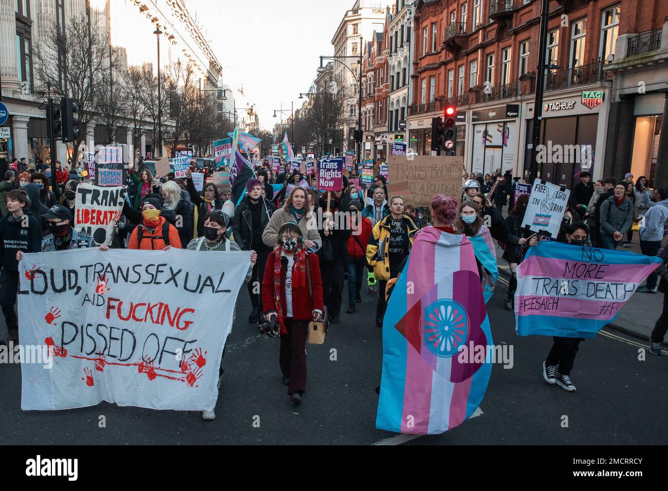 Transgender flag scotland hi-res stock photography and images - Alamy