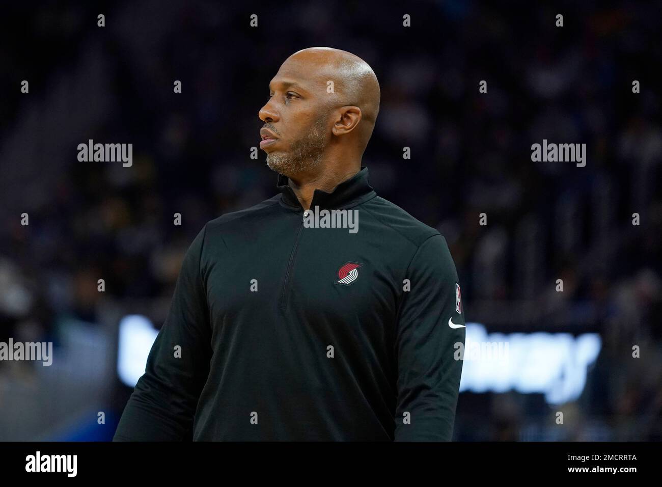 Portland Trail Blazers head coach Chauncey Billups during an NBA ...
