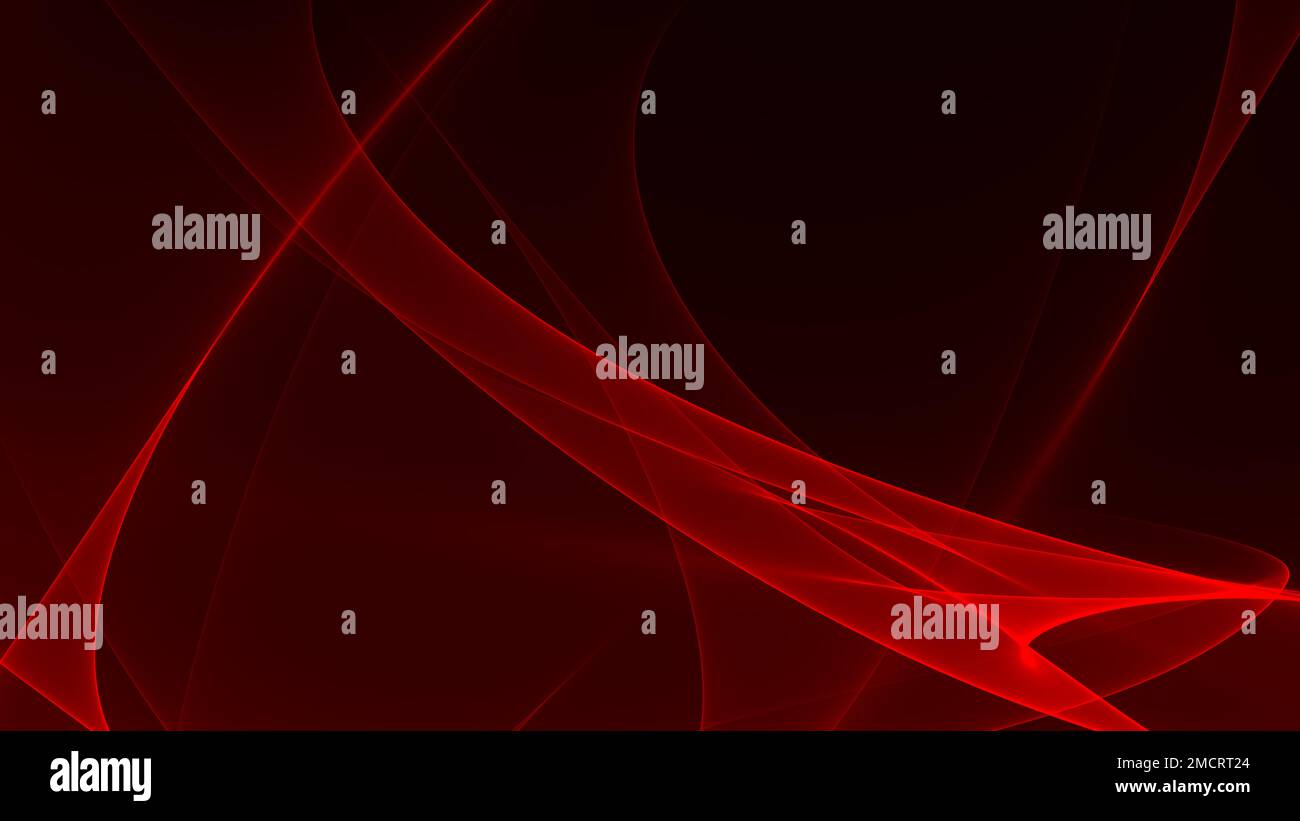 Background abstract 8K red blue yellow white lilac black waves lines ...