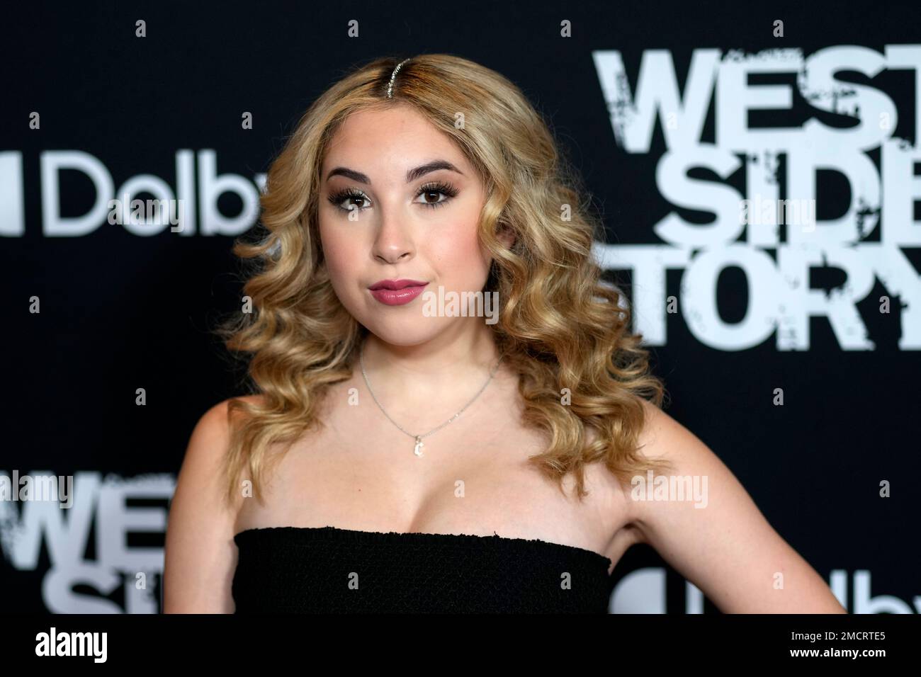 Carrie Berk attends the "West Side Story" premiere at the Rose Theater ...