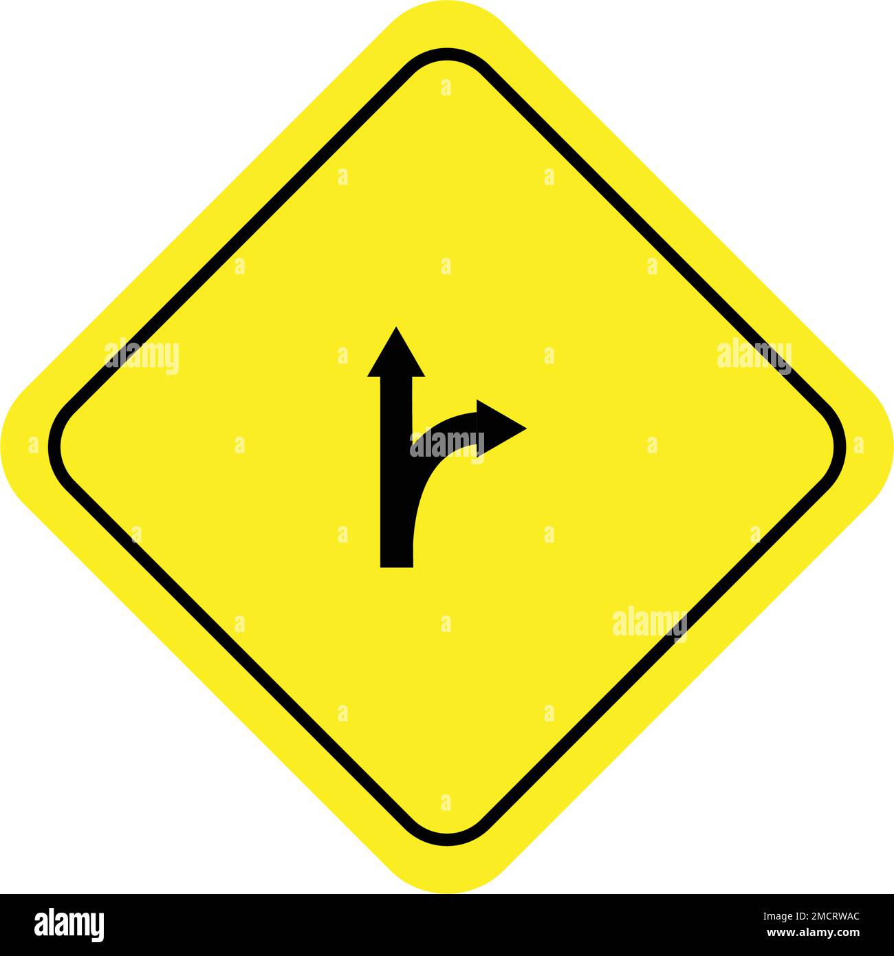 fork in the road icon logo illustration design Stock Vector Image & Art ...