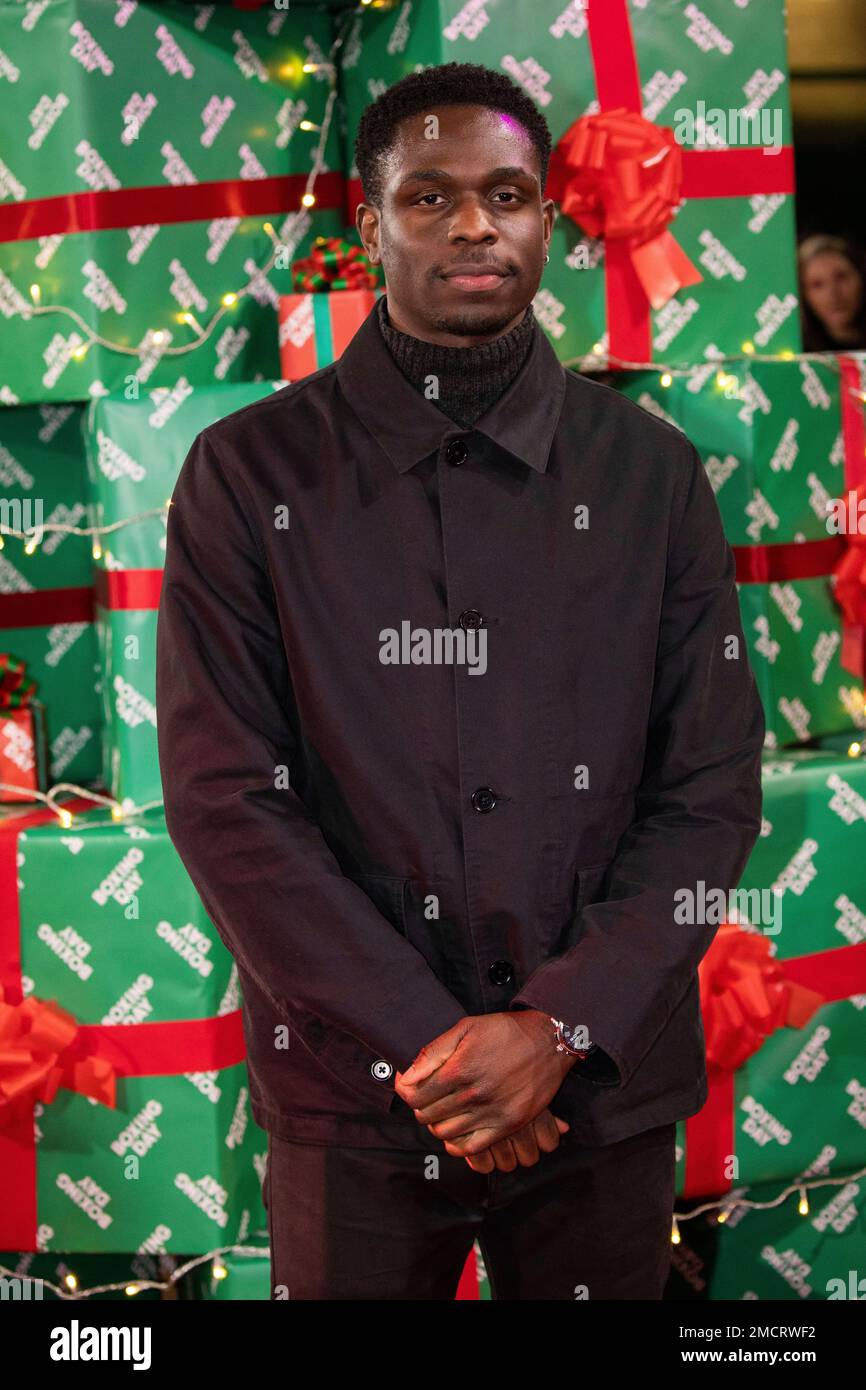 Jordan Peters poses for photographers upon arrival at the premiere of ...
