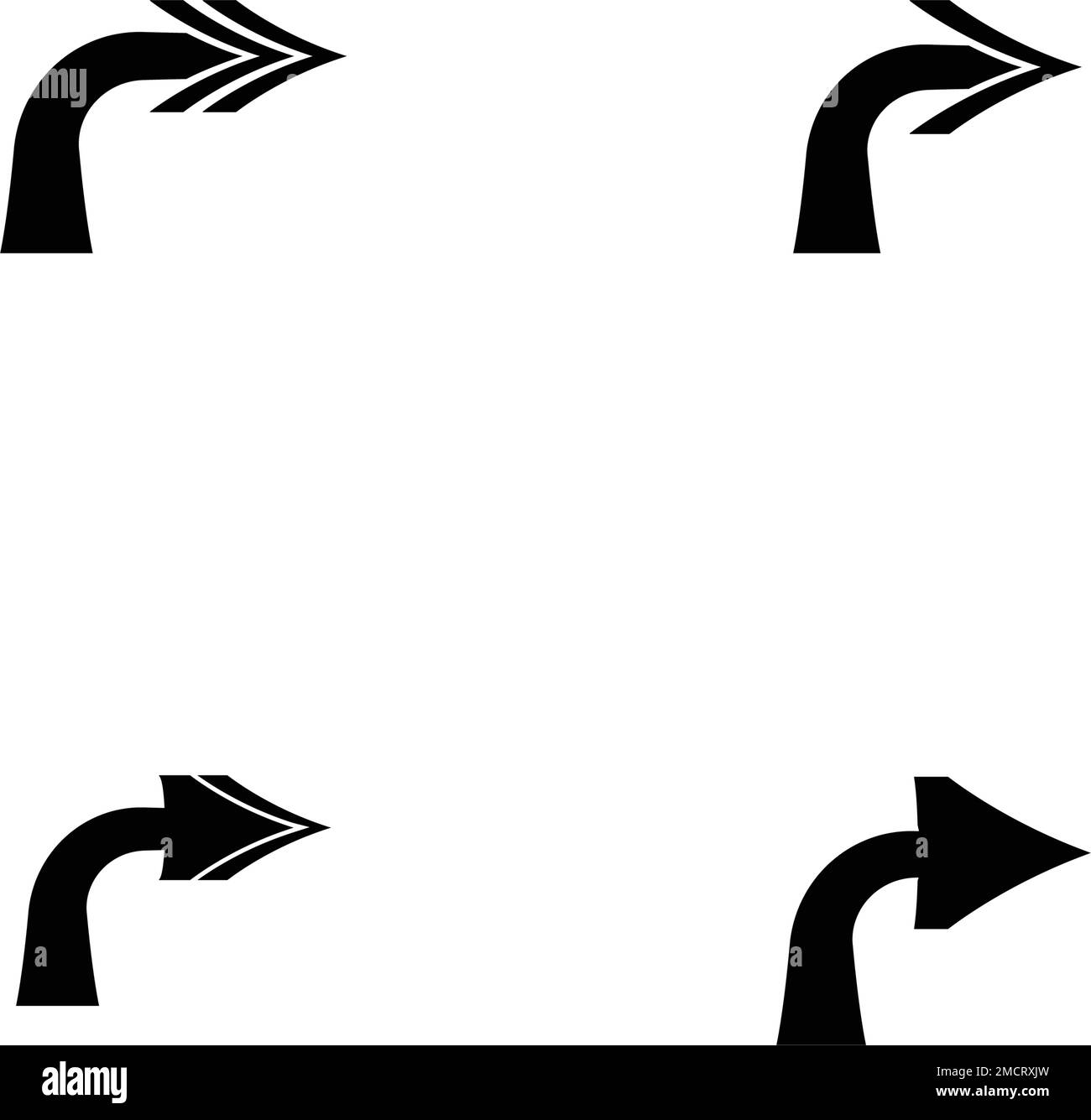 Arrow icon set vector illustration Logo Template design Stock Vector ...