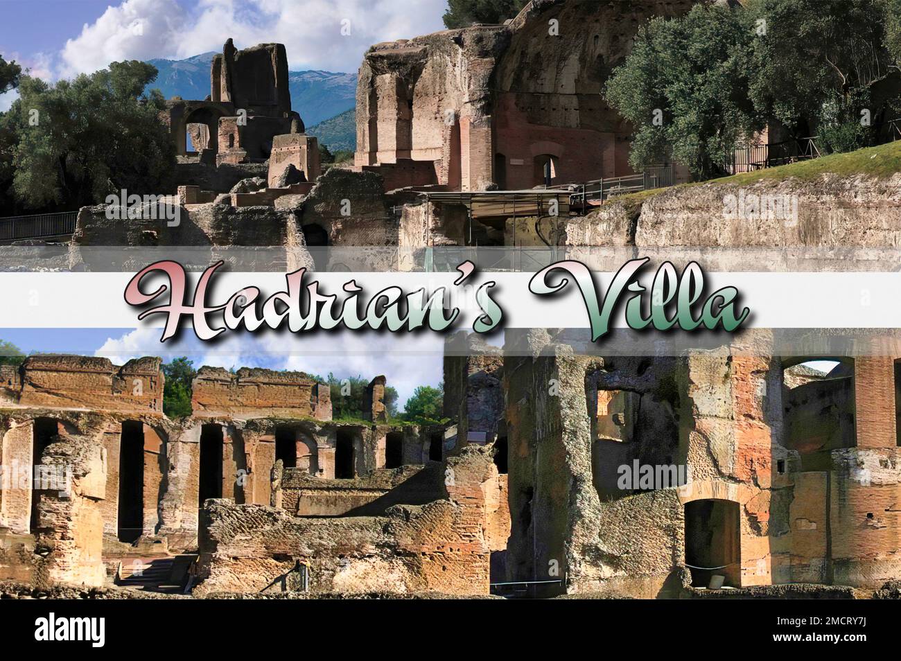 Built by the Roman Emperor Hadrian, Hadrian's Villa (Tivoli, Rome) is ...