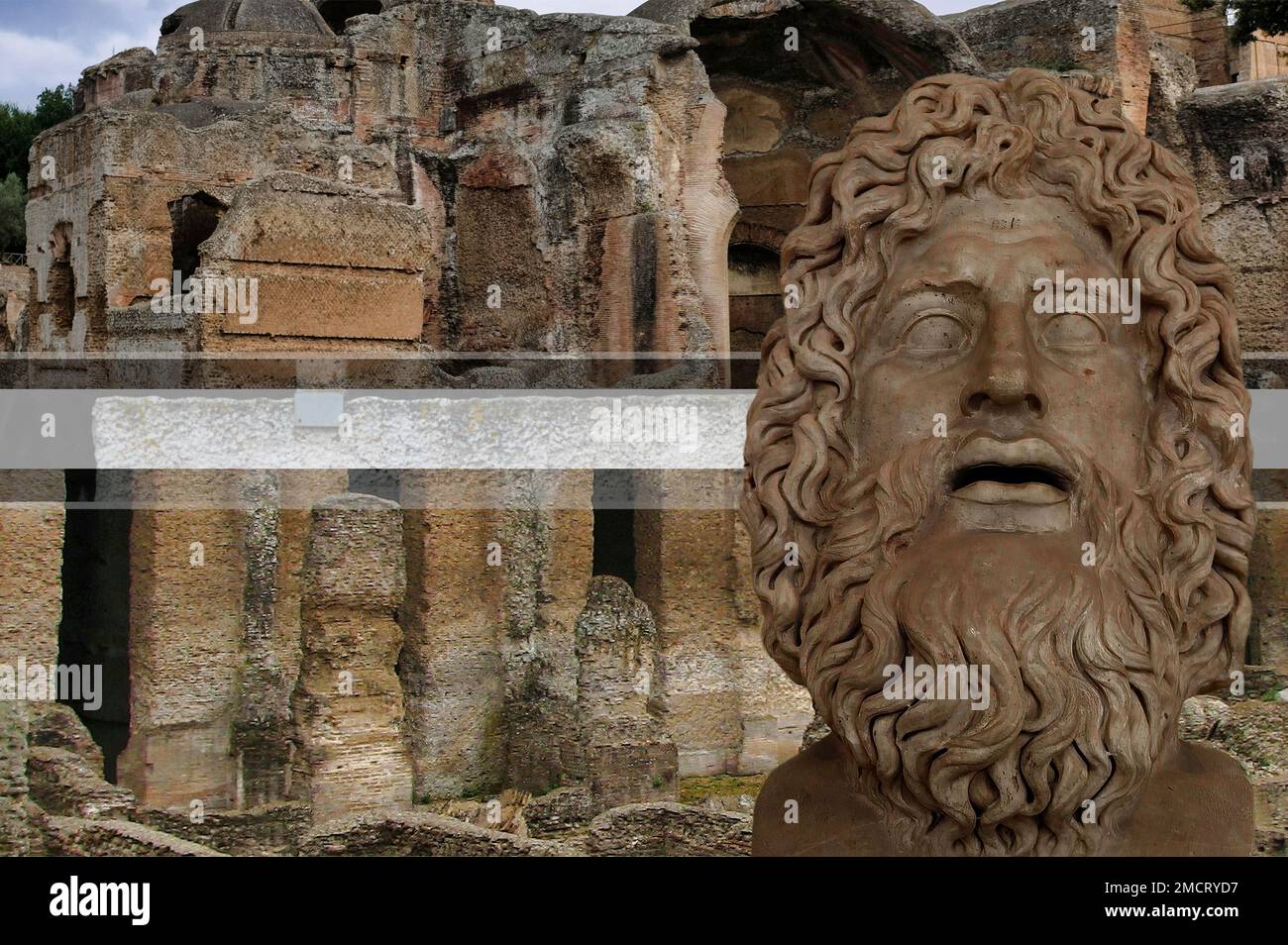 Built by the Roman Emperor Hadrian, Hadrian's Villa (Tivoli, Rome) is ...