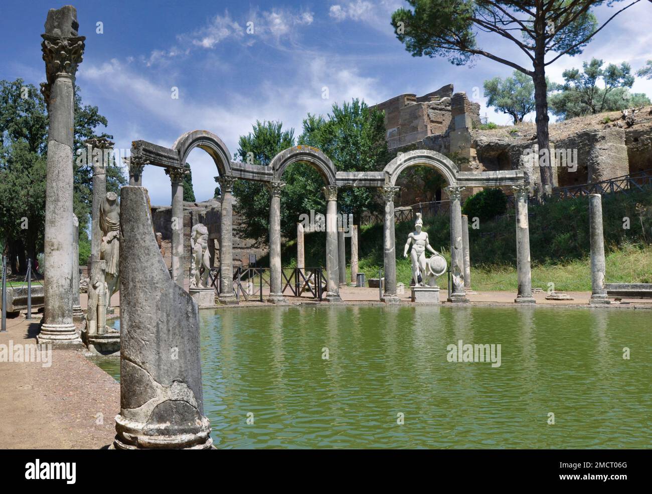 Built by the Roman Emperor Hadrian, Hadrian's Villa (Tivoli, Rome) is ...