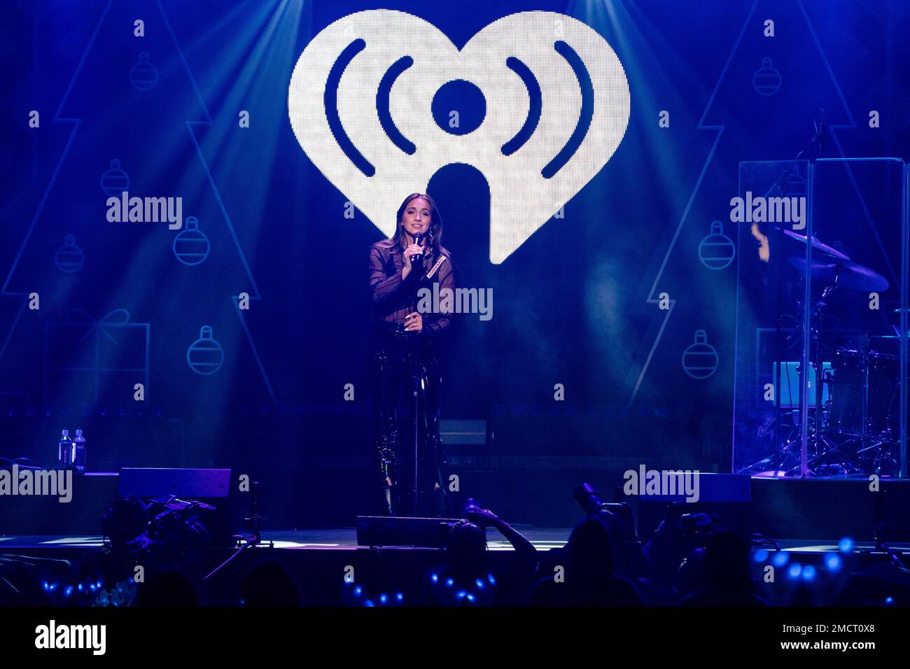 Tate McRae performs during 106.1 KISS FM's iHeartRadio 2021 Jingle Ball ...