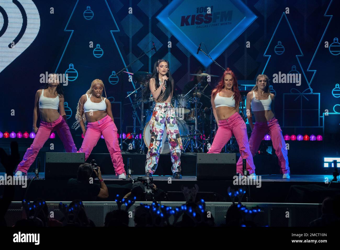 Dixie D'Amelio performs during 106.1 KISS FM's iHeartRadio 2021 Jingle ...