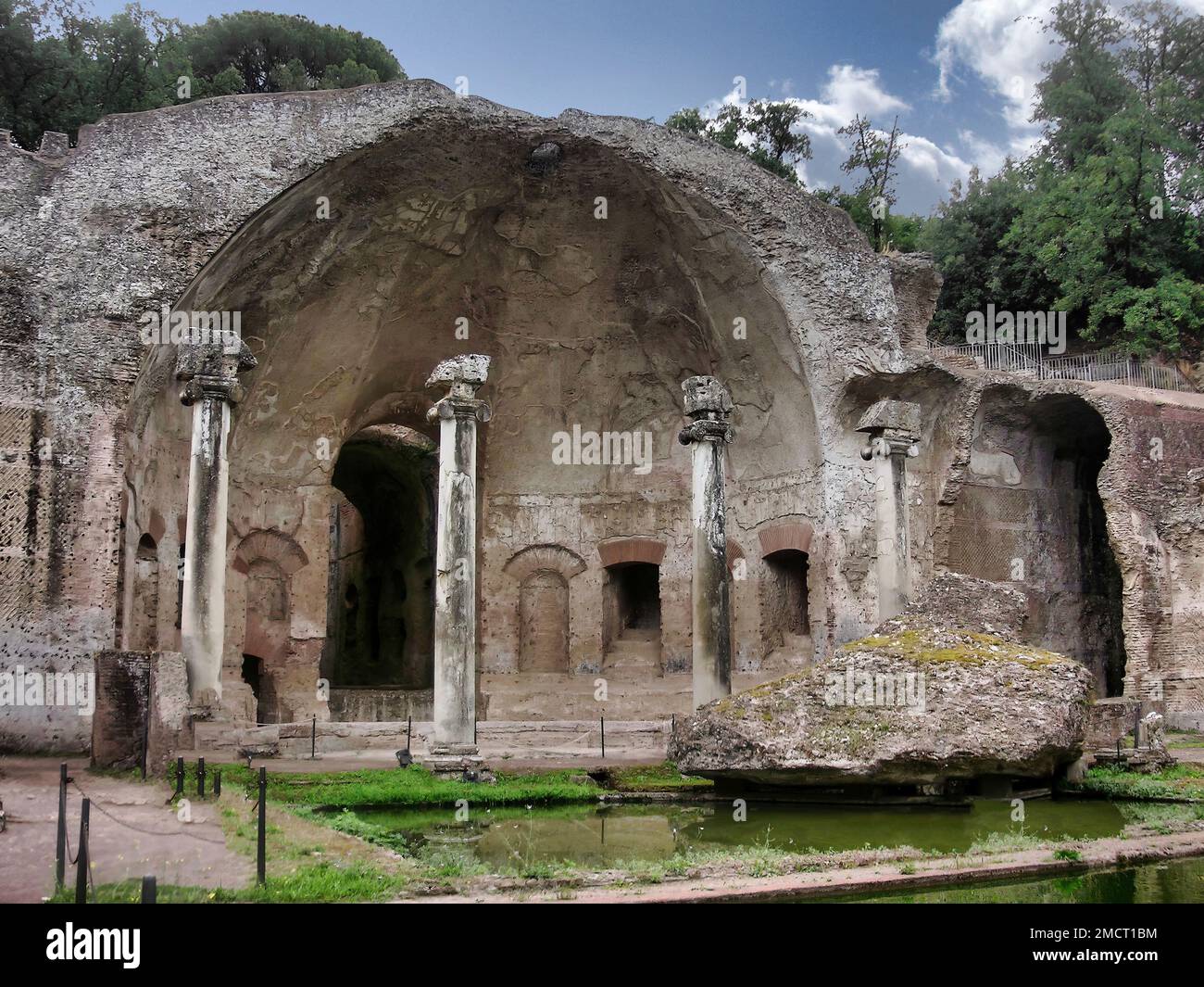 Built by the Roman Emperor Hadrian, Hadrian's Villa (Tivoli, Rome) is ...
