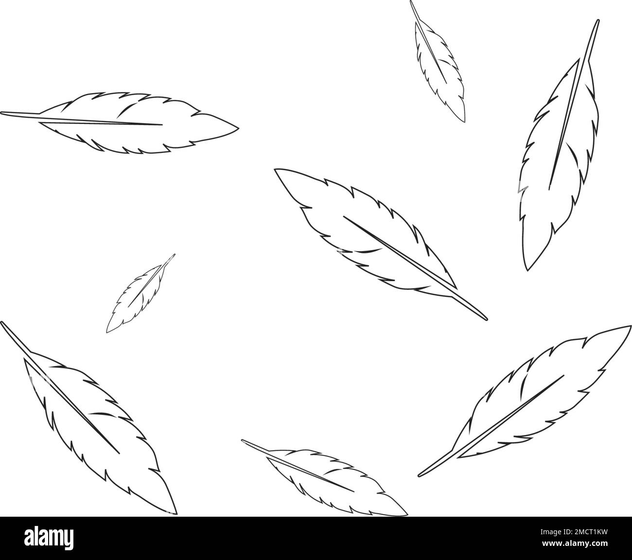 Feather background wallpaper ilustration vector Stock Vector Image ...
