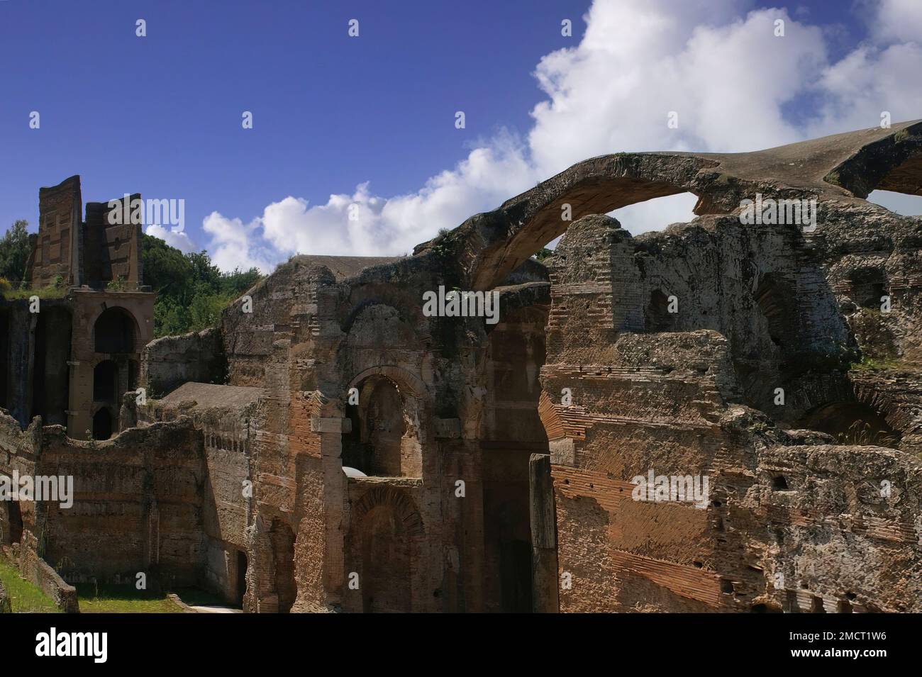 Built by the Roman Emperor Hadrian, Hadrian's Villa (Tivoli, Rome) is ...