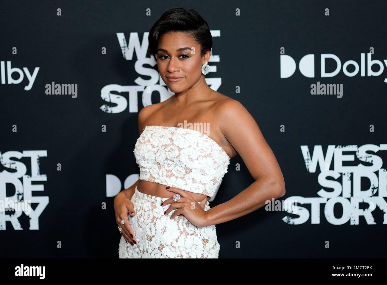 Ariana DeBose attends the "West Side Story" premiere at the Rose ...