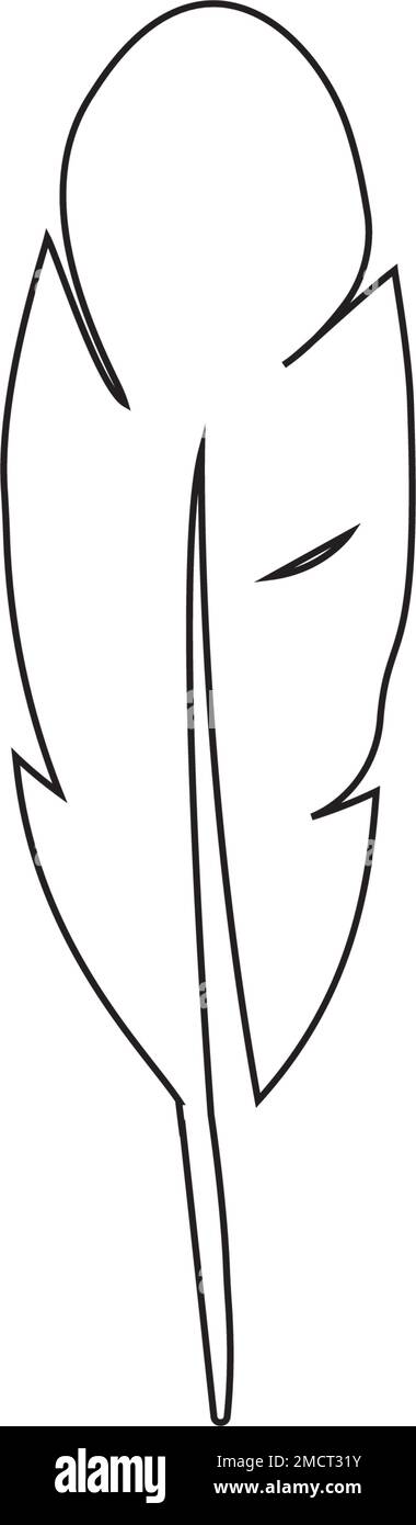 feather logo icon vektor illustration design Stock Vector Image & Art ...