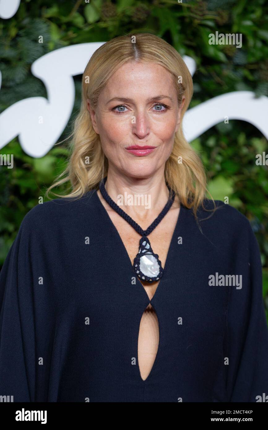 Gillian Anderson poses for photographers upon arrival at the The ...