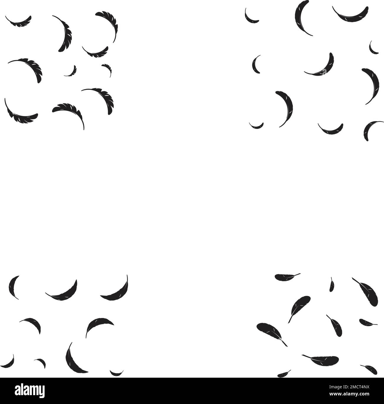 Feather background wallpaper ilustration vector Stock Vector Image ...