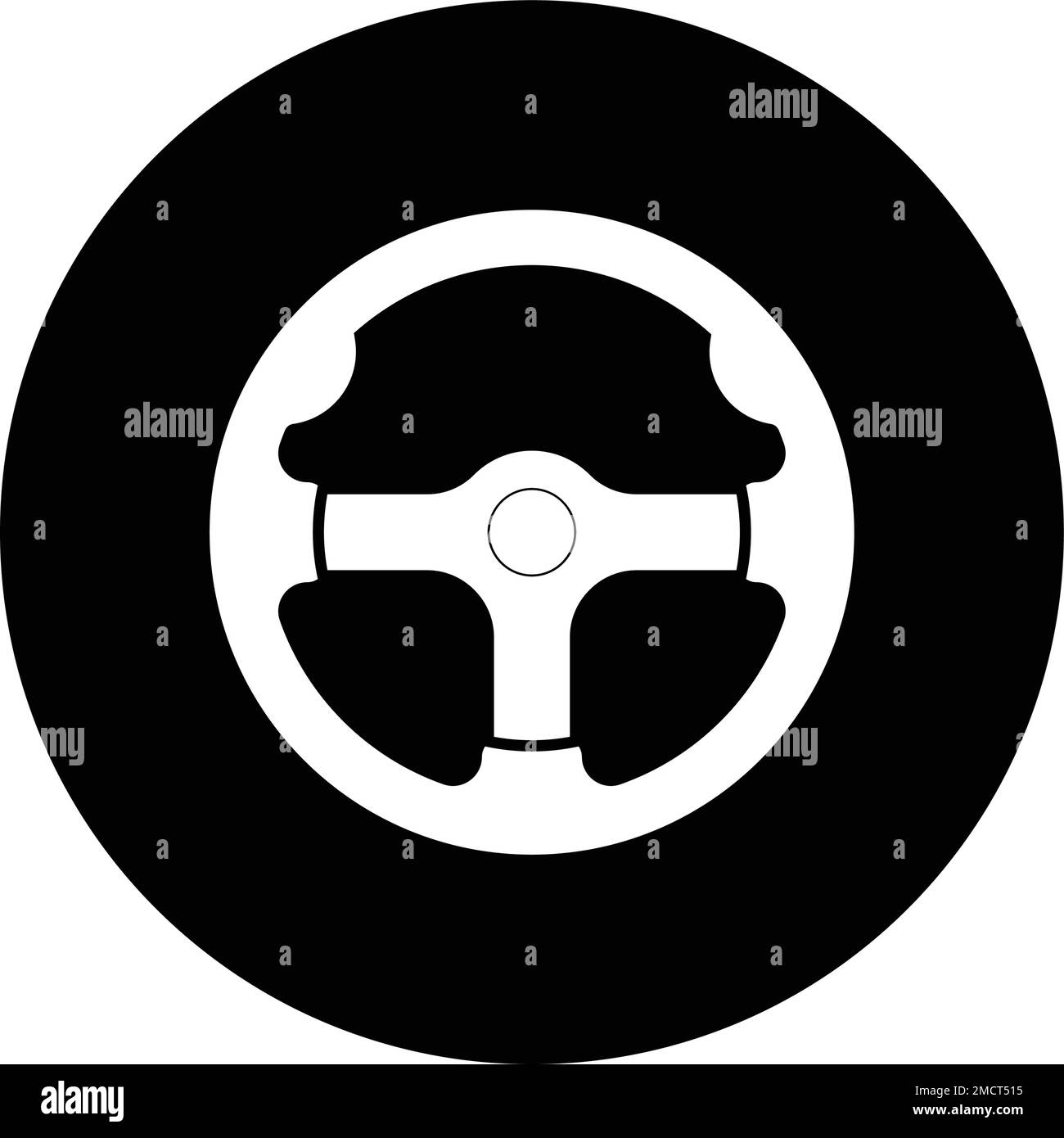 Car steering wheel vector logo hi-res stock photography and images - Alamy