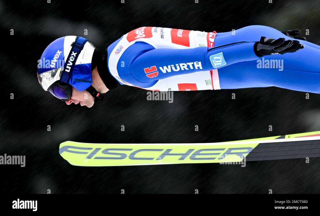 22 January 2023, Saxony, Klingenthal: Nordic skiing/combination: World ...