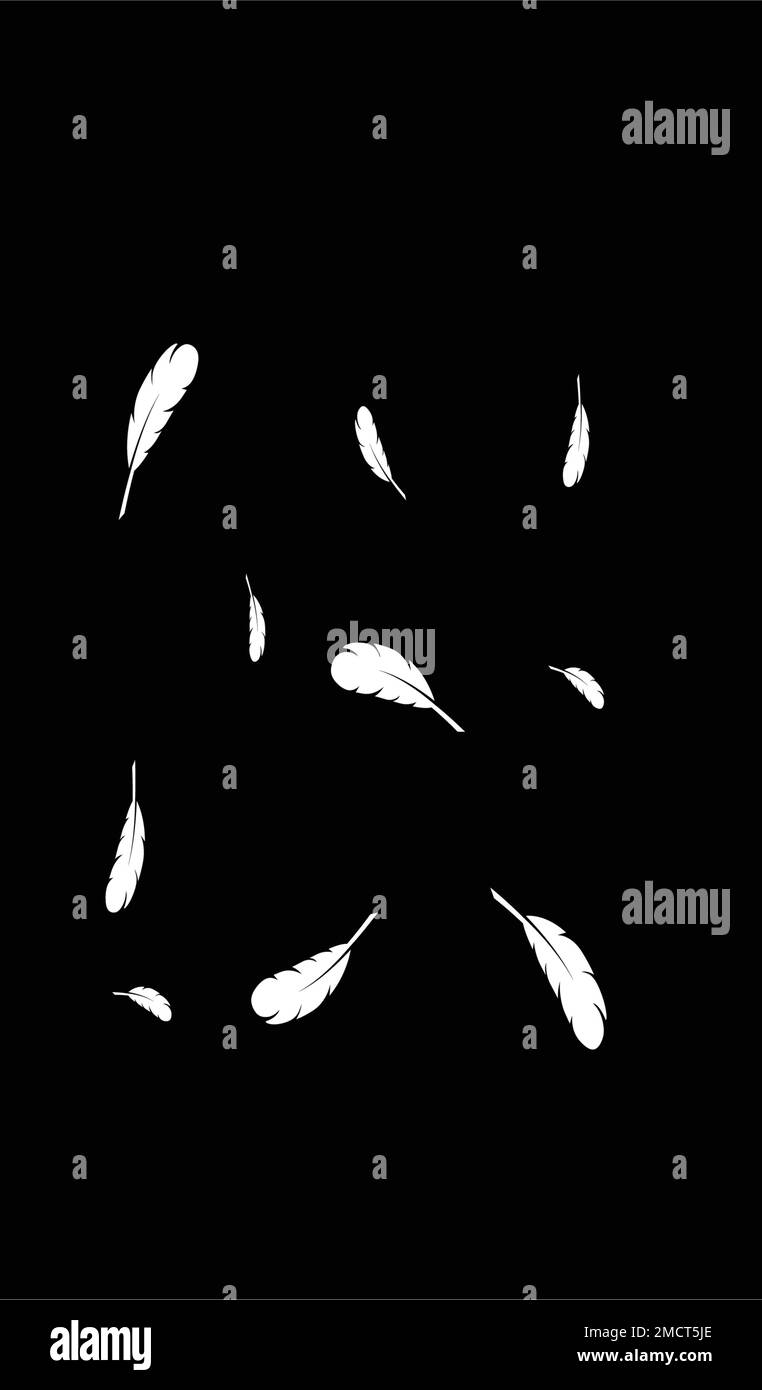 Feather background wallpaper ilustration vector Stock Vector Image ...
