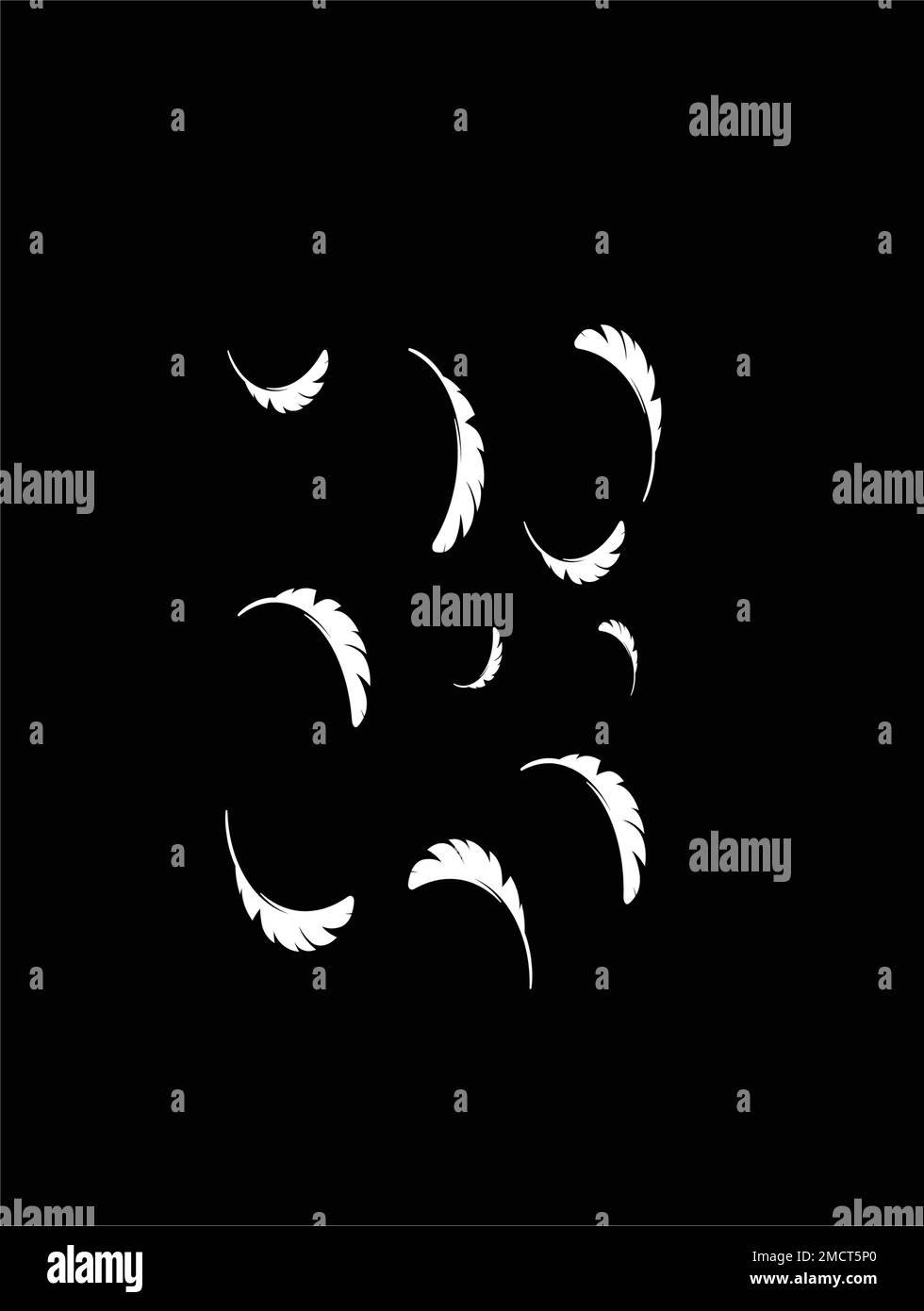 Feather background wallpaper ilustration vector Stock Vector Image ...