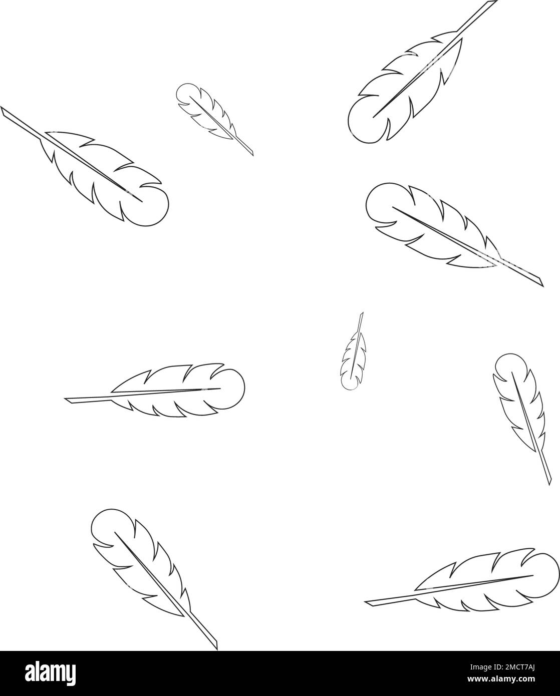 Feather background wallpaper ilustration vector Stock Vector Image ...