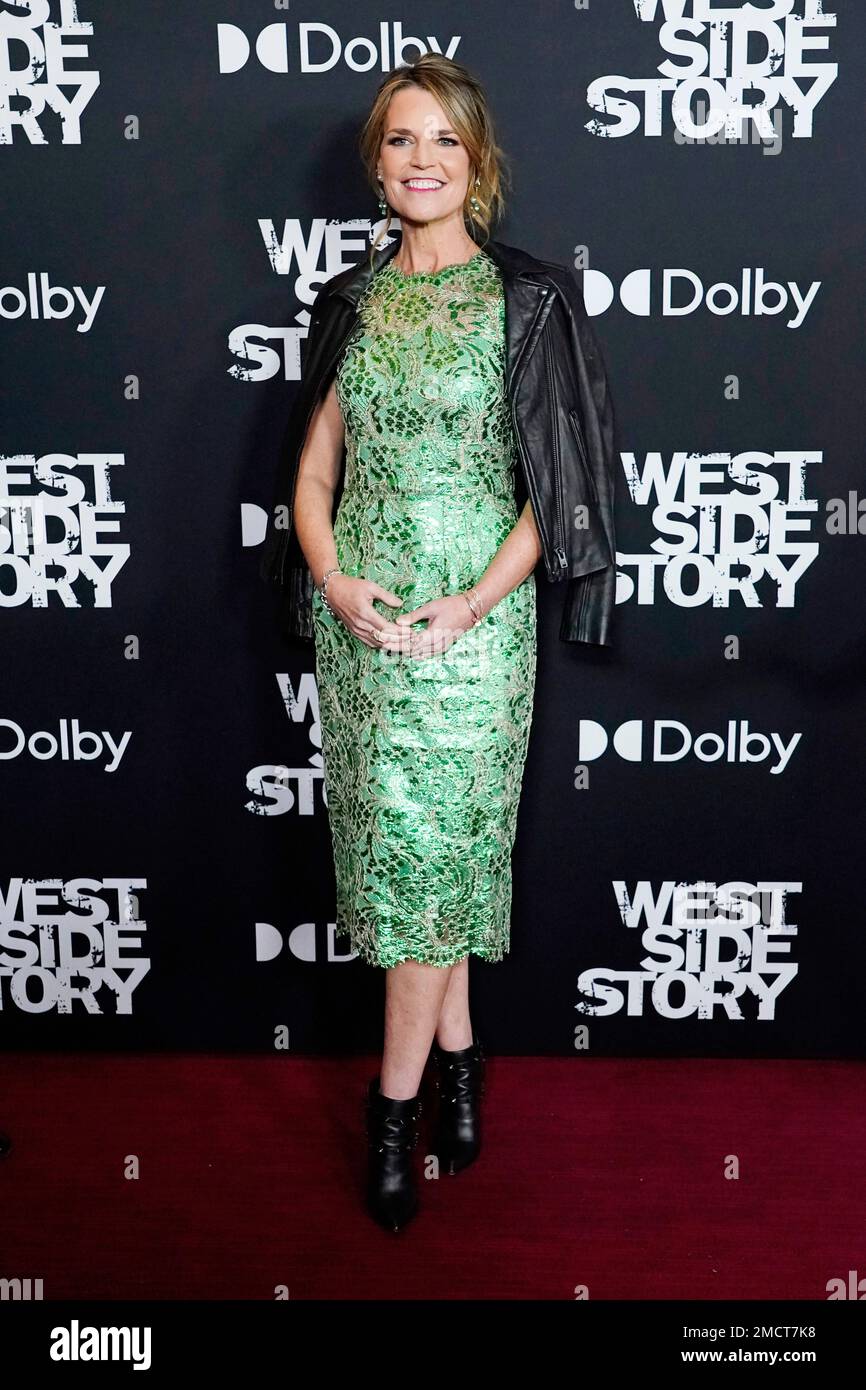 Savannah Guthrie attends the "West Side Story" premiere at the Rose ...
