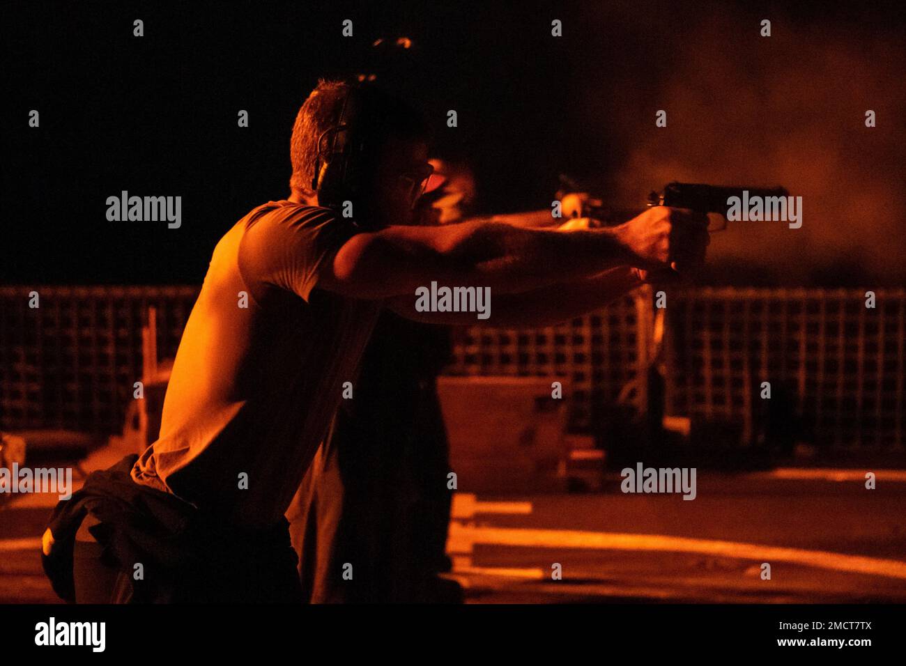 220709-N-TT059-1560 GULF OF OMAN (July 9, 2022) Gunner's Mate 2nd Class ...