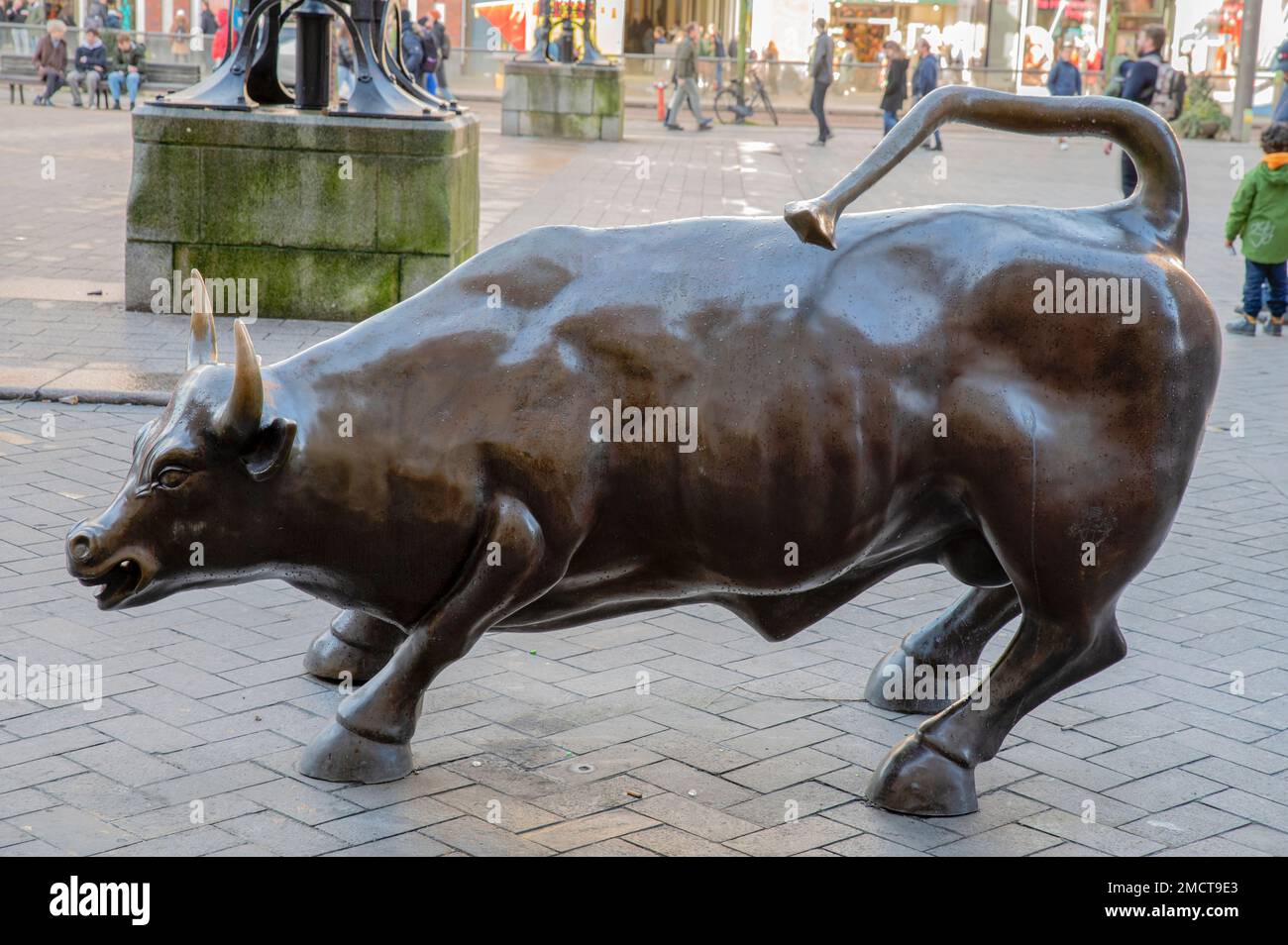 Statue Stier At Amsterdam The Netherlands 2-1-2023 Stock Photo - Alamy