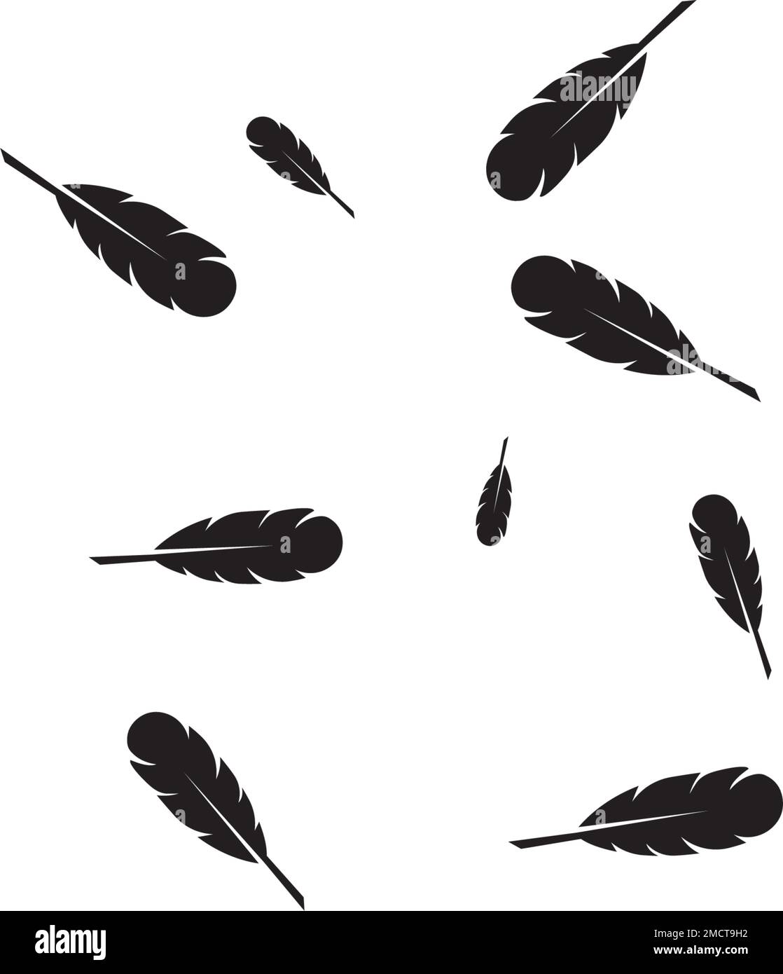 Feather background wallpaper ilustration vector Stock Vector Image ...