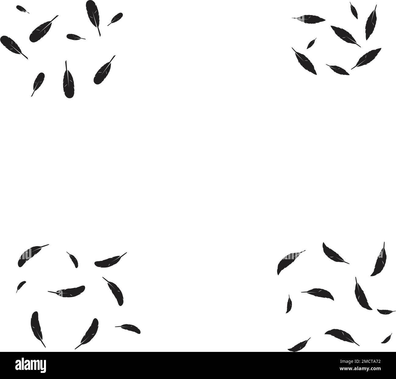 Feather background wallpaper ilustration vector Stock Vector Image ...