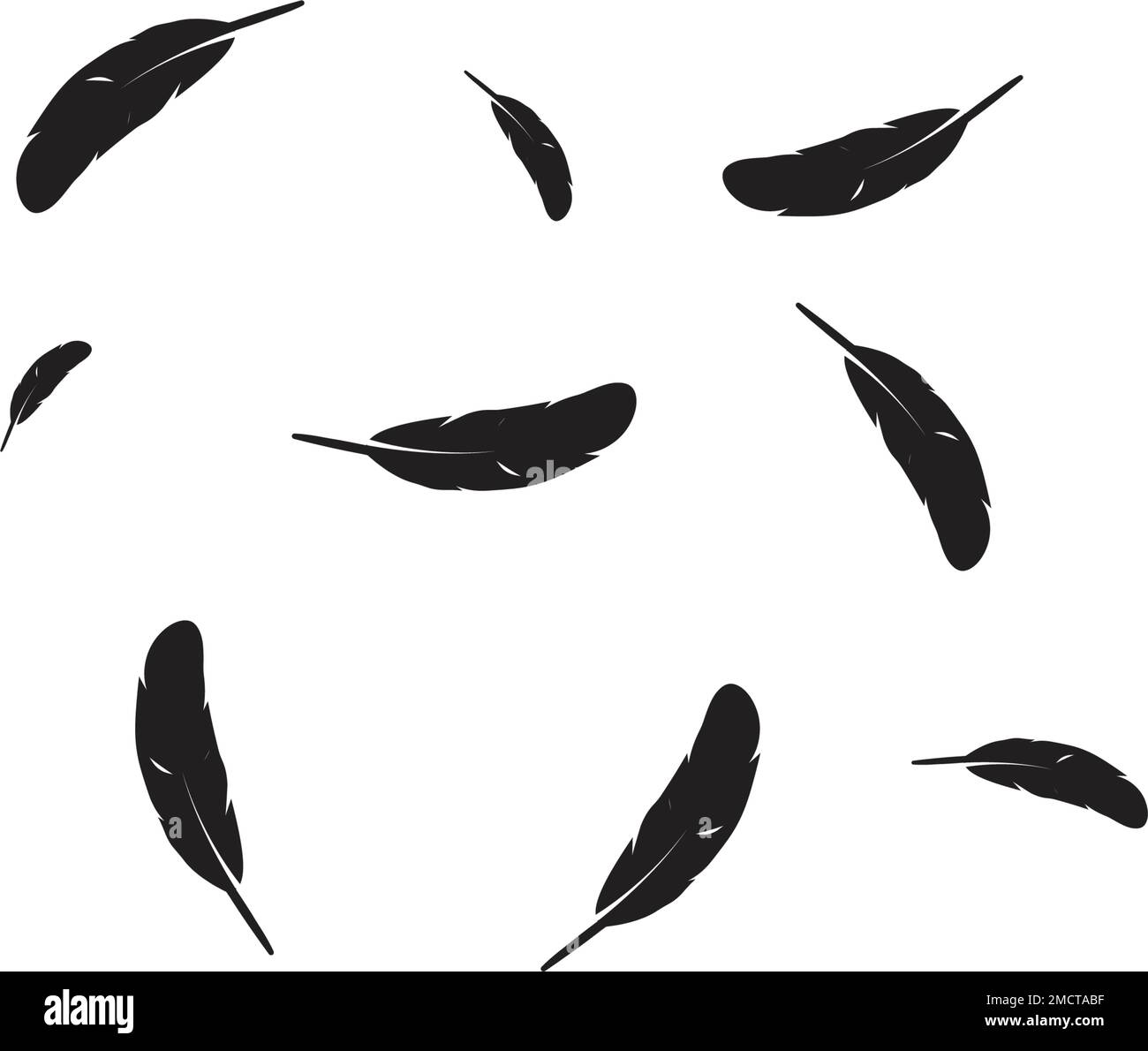 Feather background wallpaper ilustration vector Stock Vector Image ...