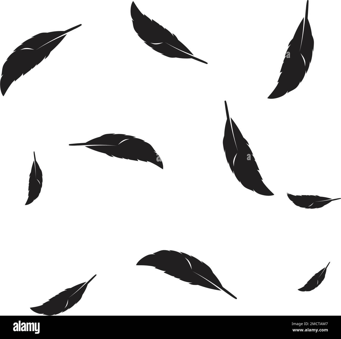Feather background wallpaper ilustration vector Stock Vector Image ...