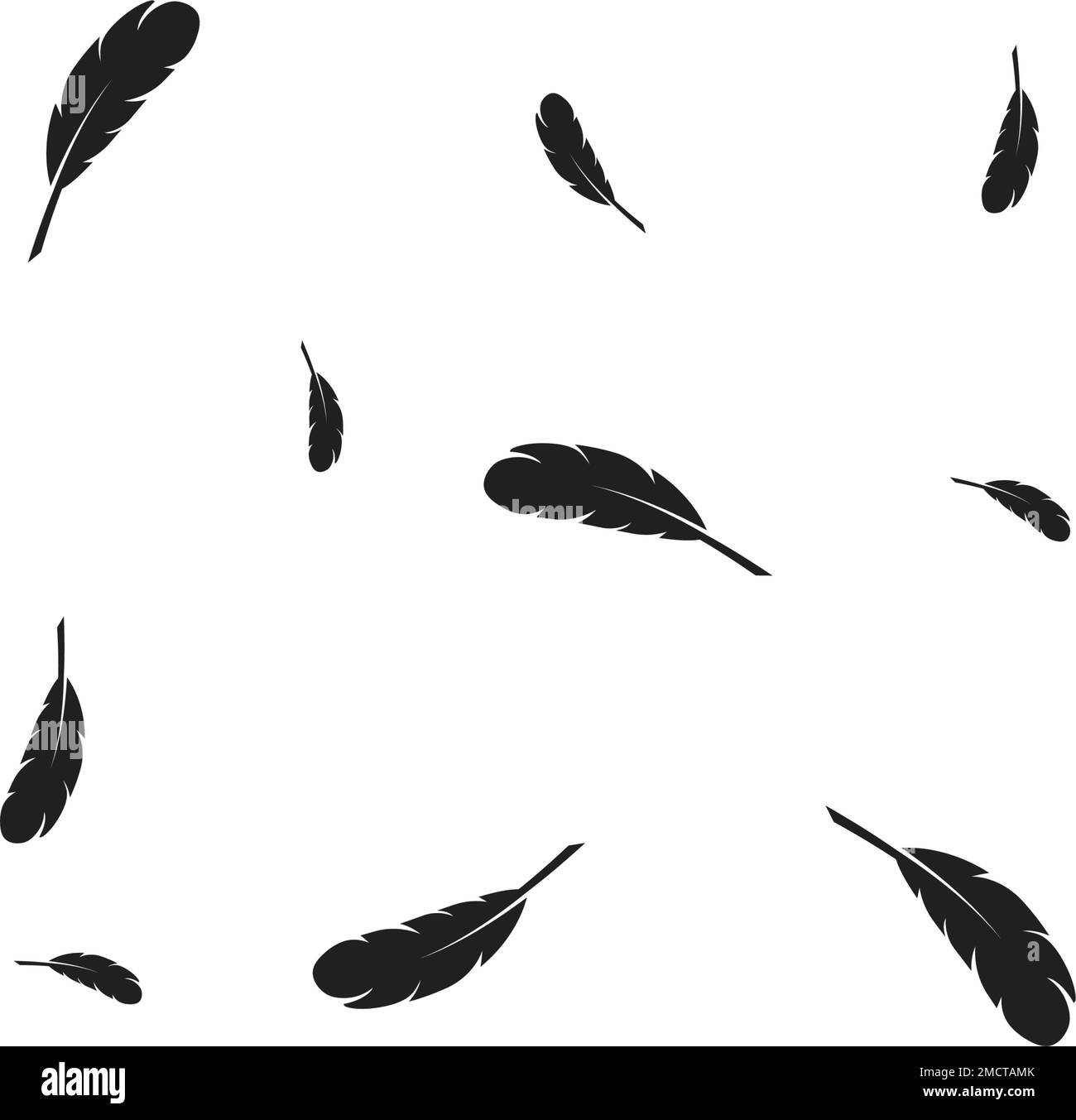 Feather background wallpaper ilustration vector Stock Vector Image ...