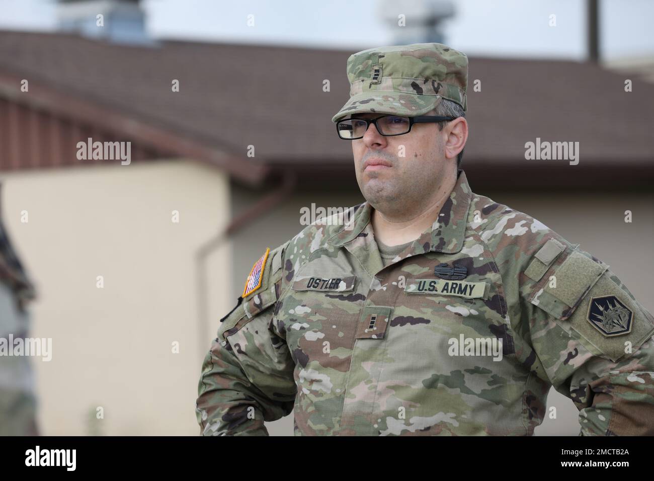 U.S. Army Reserve Chief Warrant Officer 3 Jake R. Ostler, a military ...