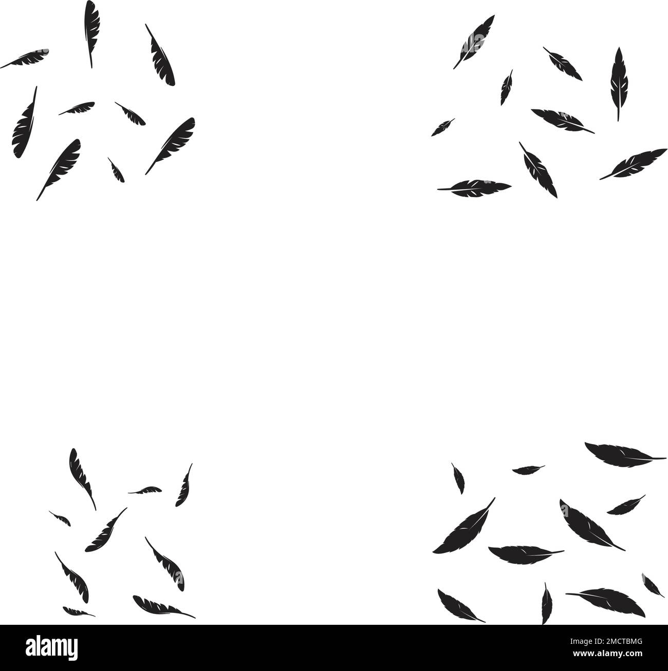 Feather background wallpaper ilustration vector Stock Vector Image ...