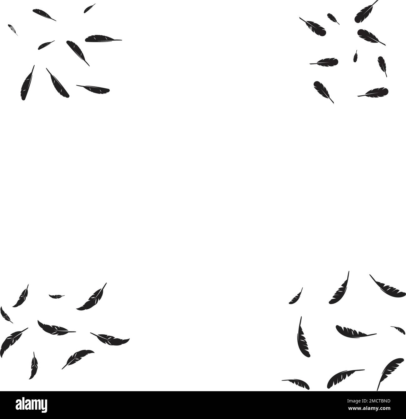 Feather background wallpaper ilustration vector Stock Vector Image ...