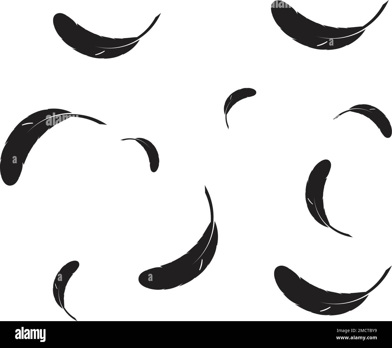 Feather background wallpaper ilustration vector Stock Vector Image ...