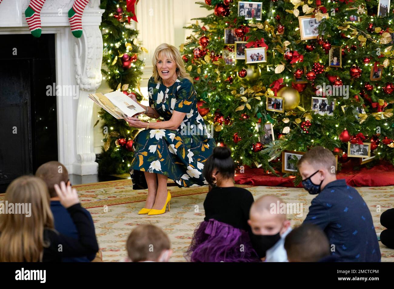 First lady Jill Biden reads a book co-written with granddaughter ...